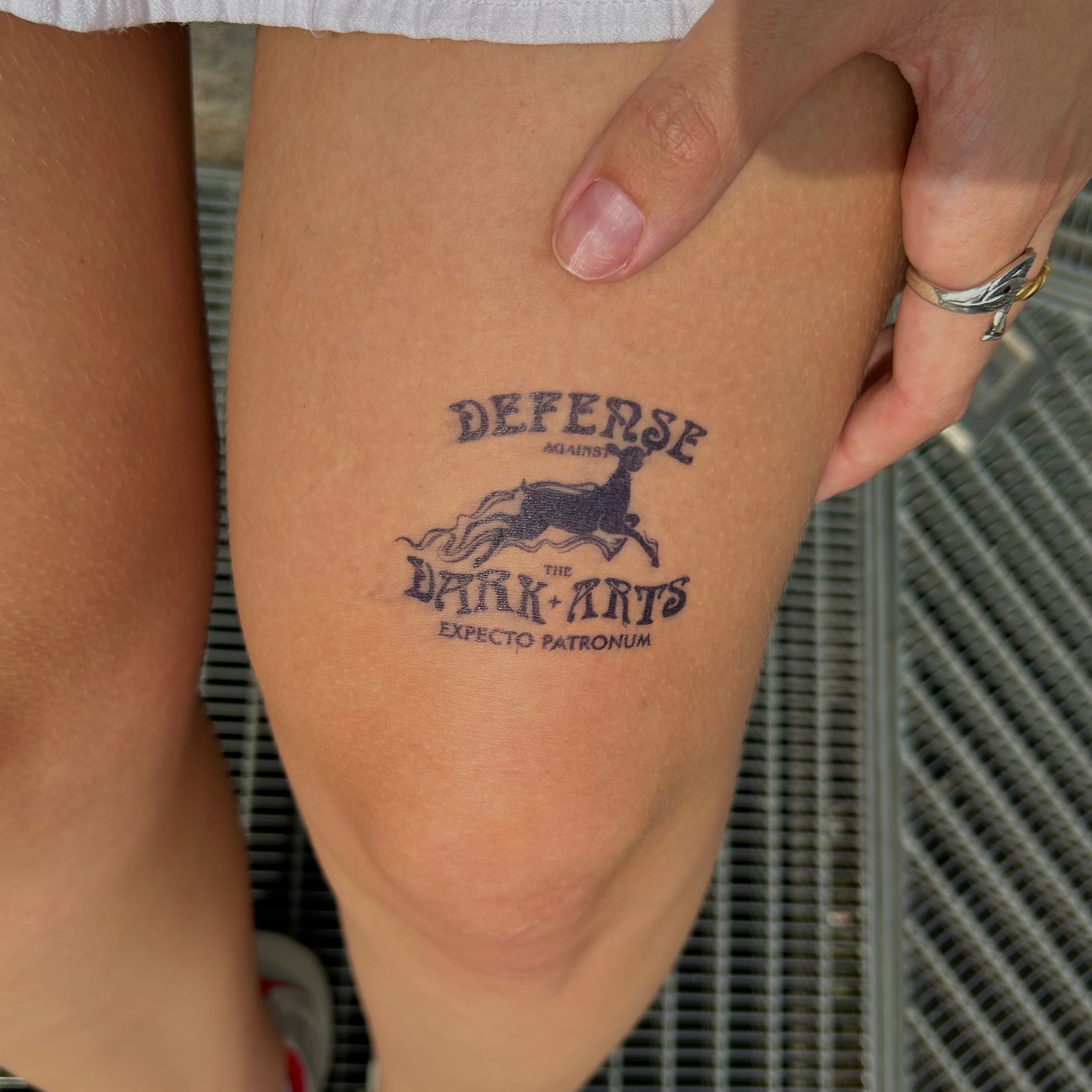 Harry Potter Defense against the Dark Arts Tattoo | 2 Wochen Temporäres ...